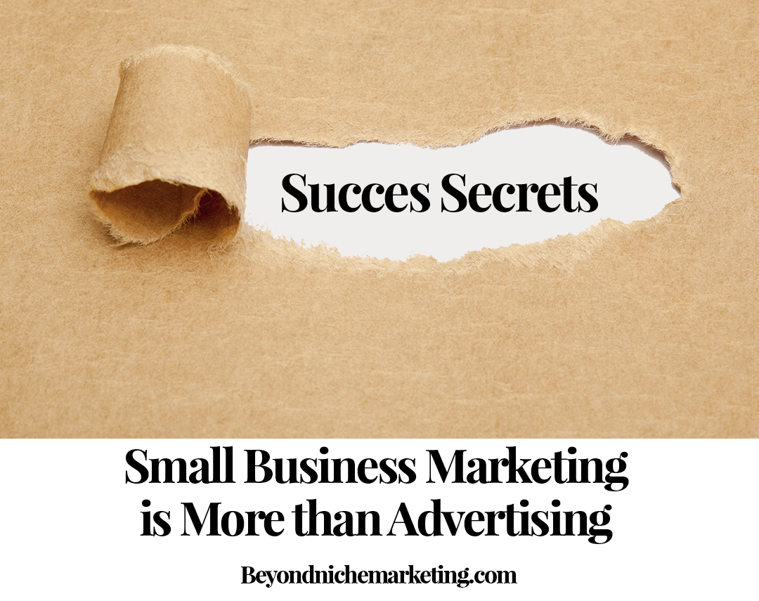 Small Business Marketing is More than Advertising - Beyond Niche Marketing